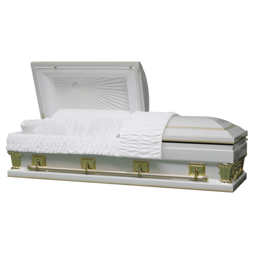 Gemini White Gold – Best Priced Caskets Nationwide | Casket-Catalog.com